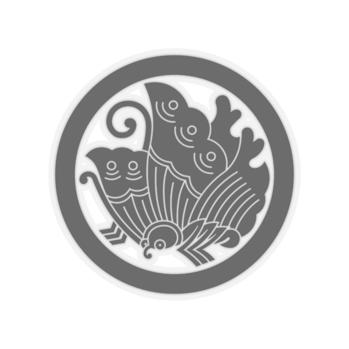 Daidoji Masashige Kamon Crest Sticker - Etsy