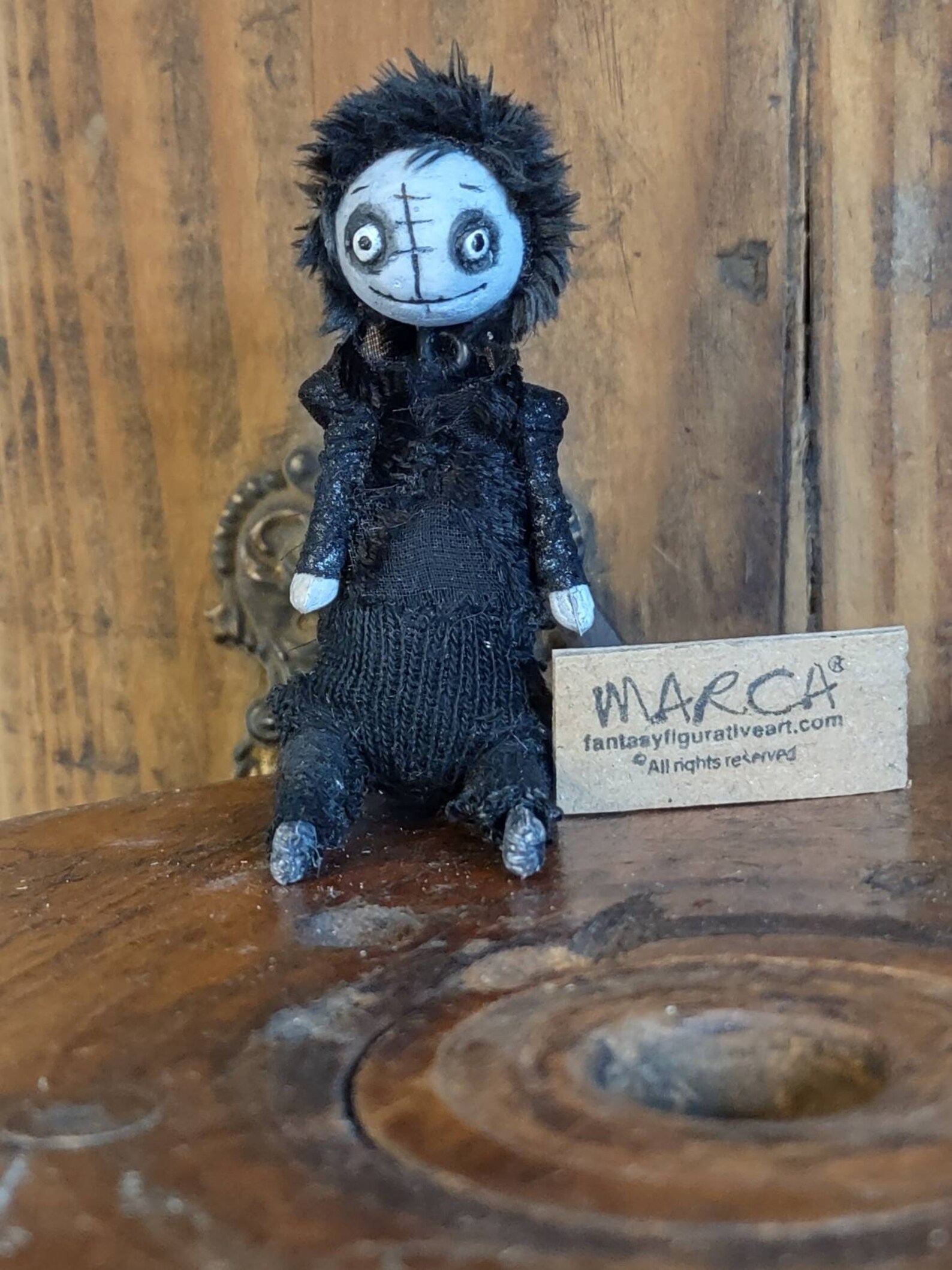 Goth Art Doll BJD Blythe Prop Miniature Creepy Cute "poppy" Party Favor ...