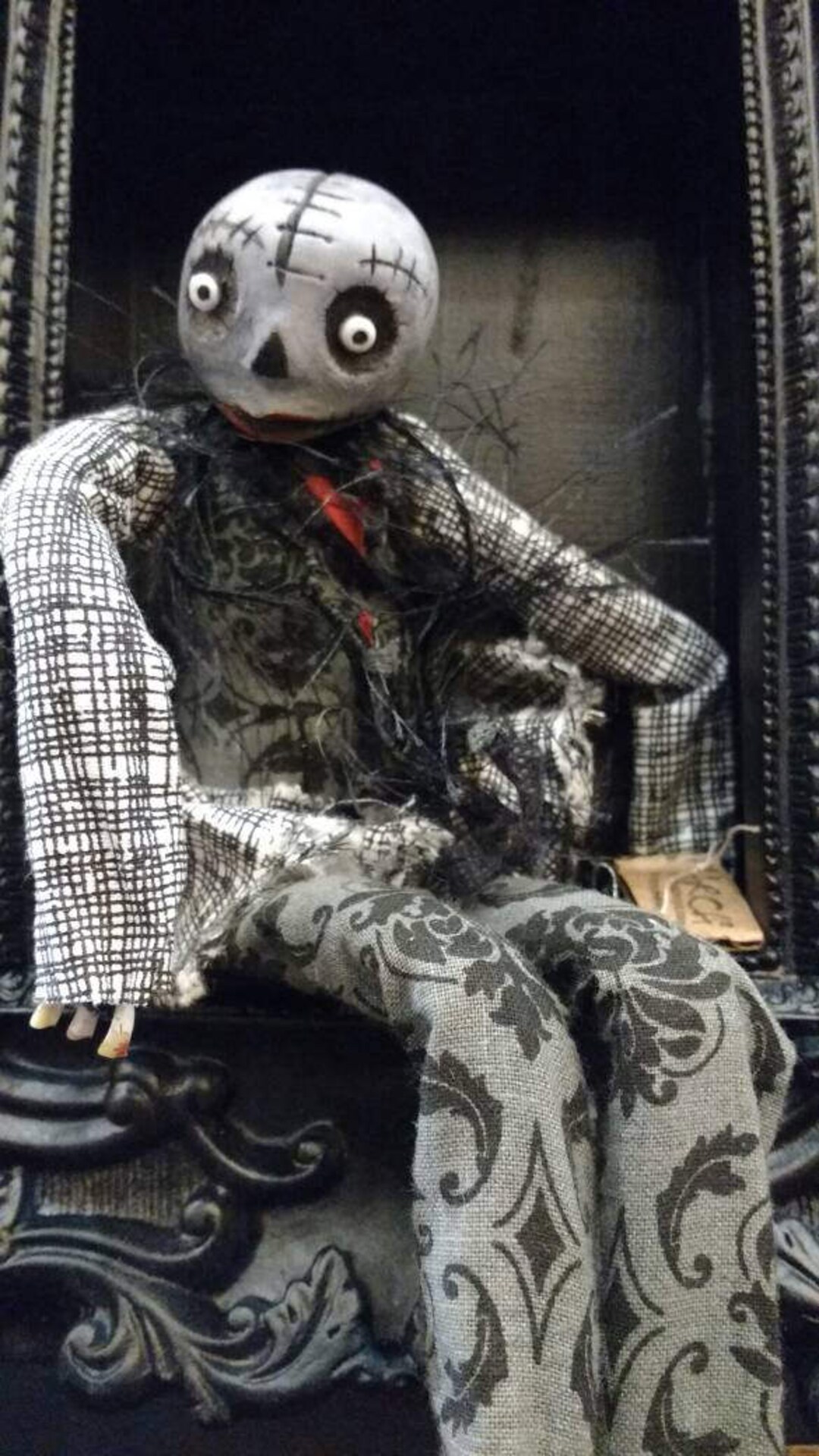 Goth Girl Zombie Art Doll Halloween Bjd Prop Goth - Etsy