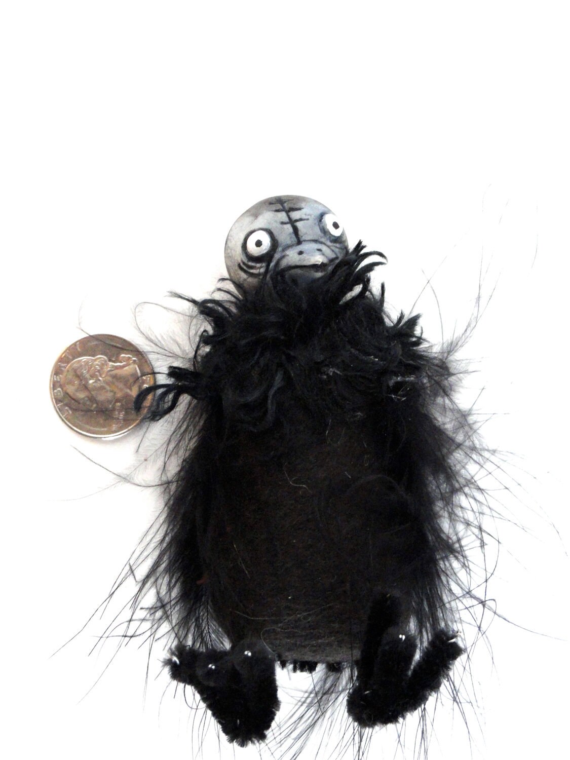 Ckicken Chick Bjd Prop Black Bird Feathered Bird Easter Can Customized ...