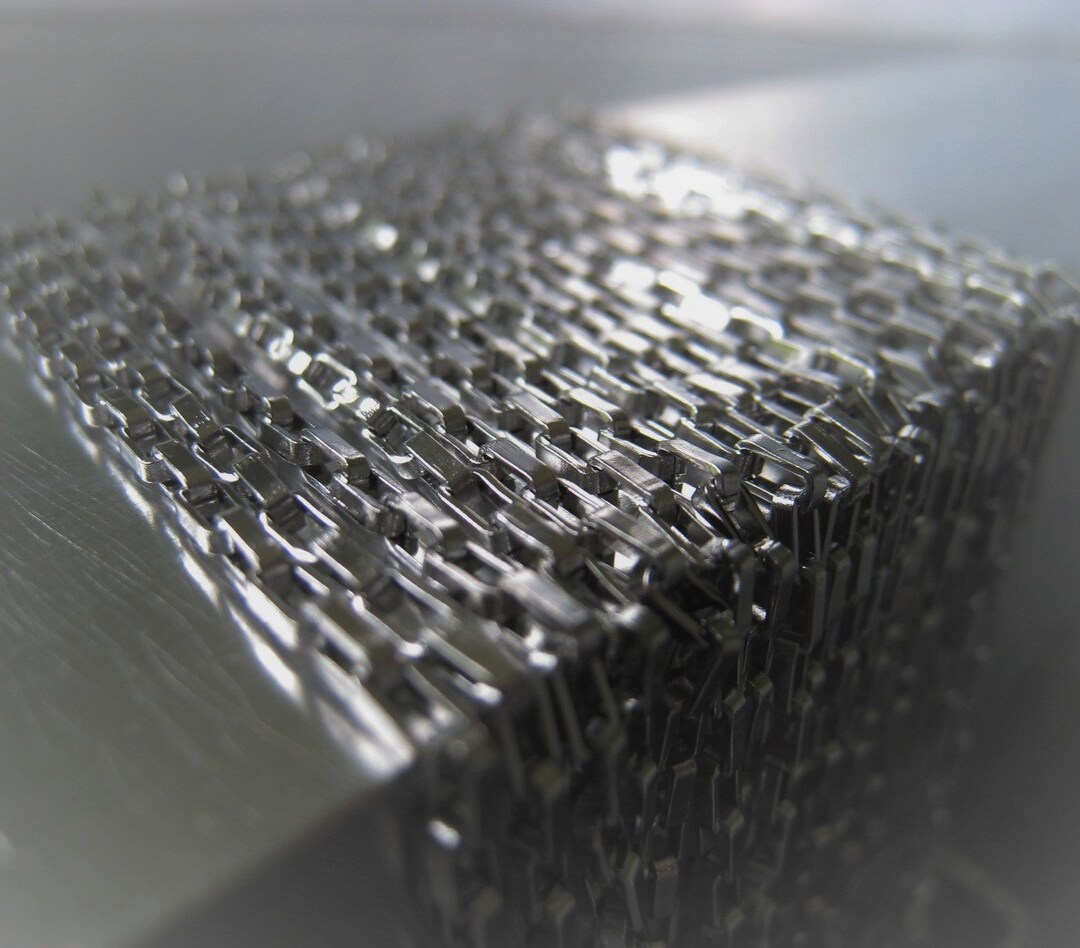 Stainless Steel Rectangle Rolo Chain Unisex Mens Womens Childrens Chain ...