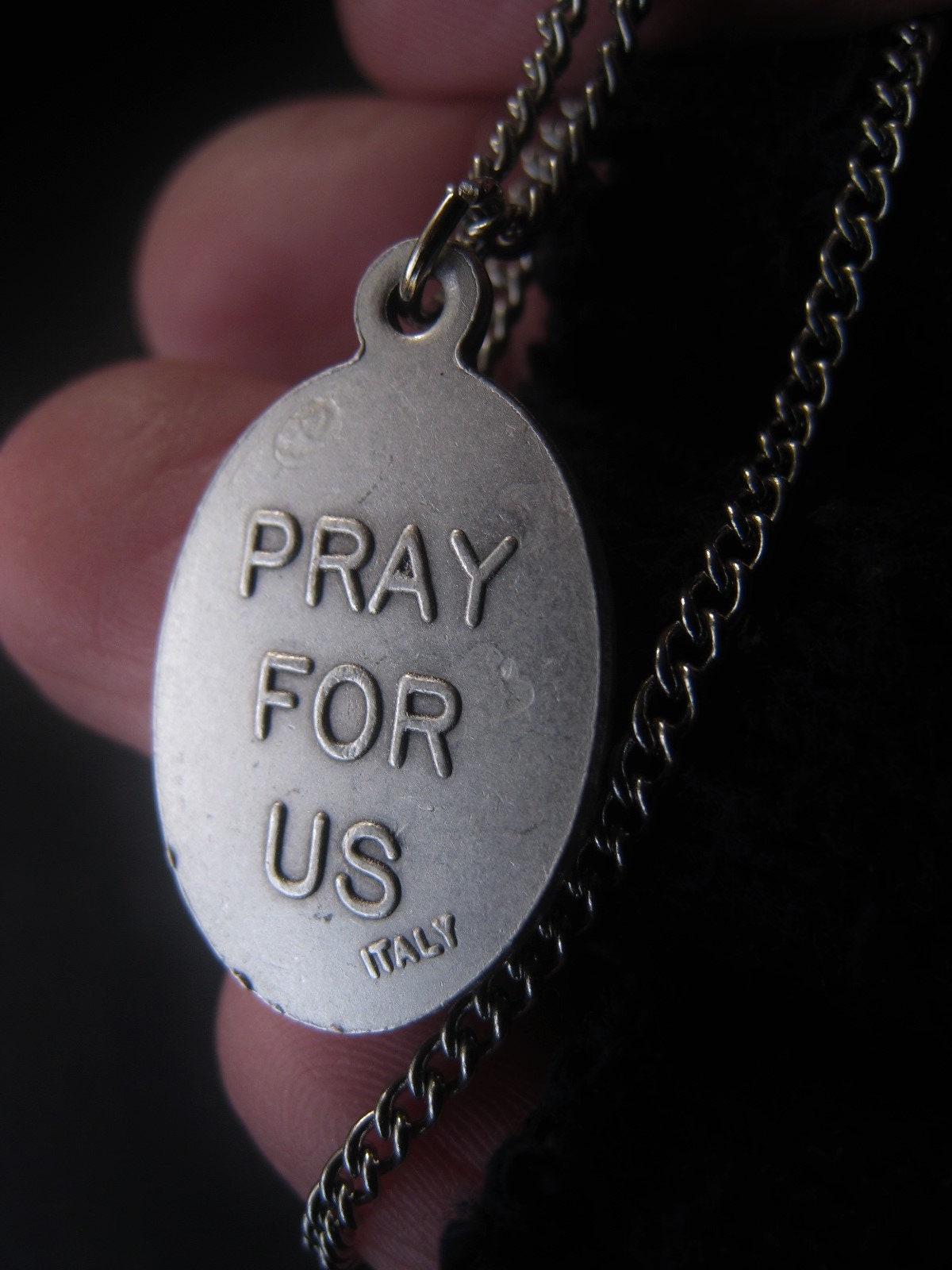 Saint Rose of Lima Necklace, Silver Religious Pendant, Spiritual ...