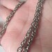Stainless Steel Chain Necklace Double Rope Chain Unisex Silver - Etsy