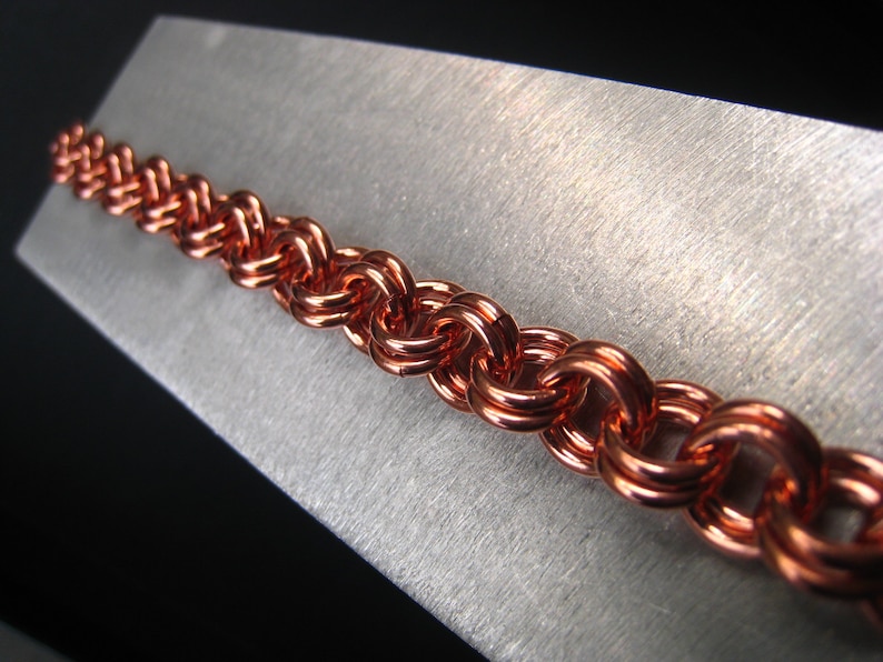 Copper Chain Necklace Mens Copper Jewelry Chunky Cable Chain - Etsy
