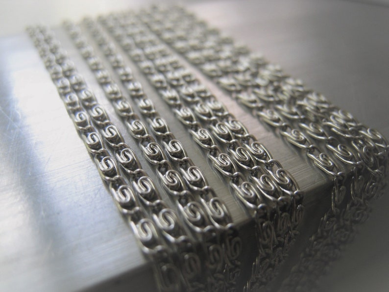 Stainless Steel Museum Chain Chain Necklace Snail Chain Item - Etsy