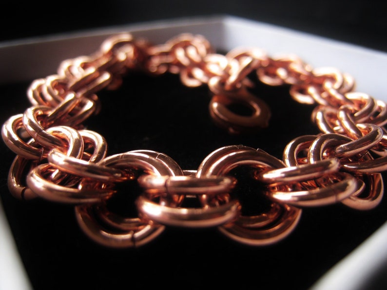 Copper Chain Necklace Mens Copper Jewelry Chunky Cable Chain - Etsy