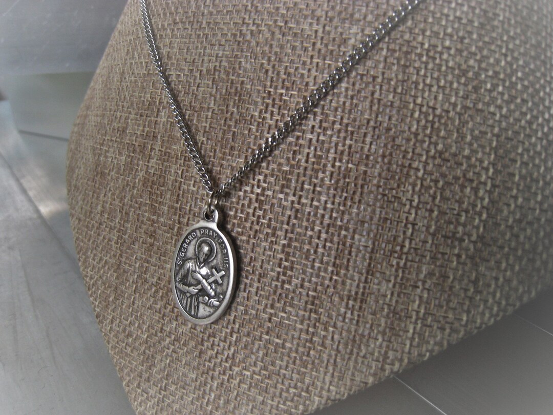 Saint Gerard Pendant Necklace Spiritual Inspirational Jewelry Religious ...