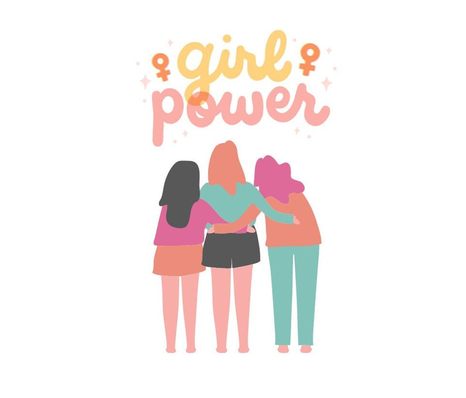 Girl Power Sticker - Etsy