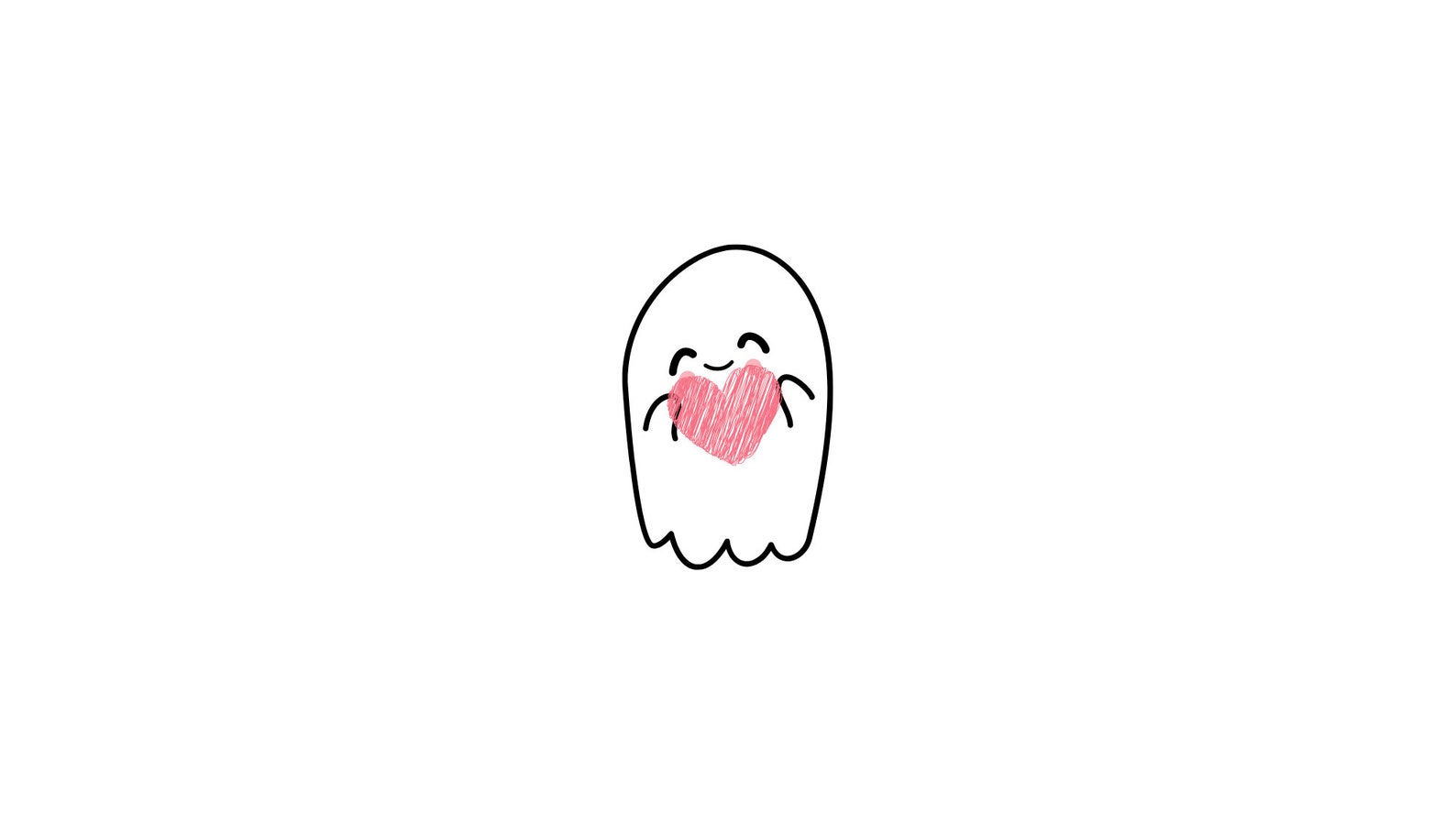Cute Ghost Sticker - Etsy