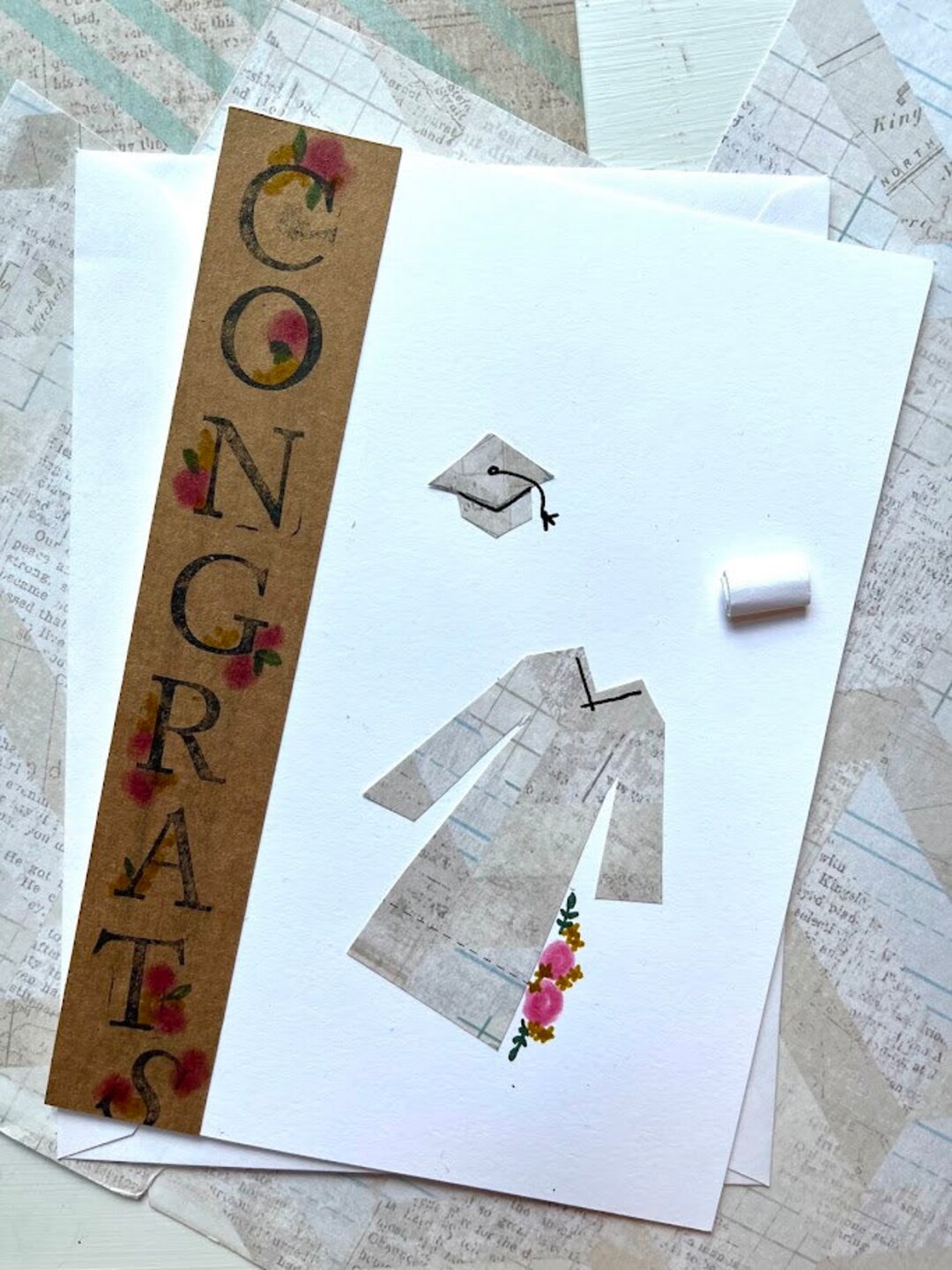 Handmade Female Graduation Card - Etsy