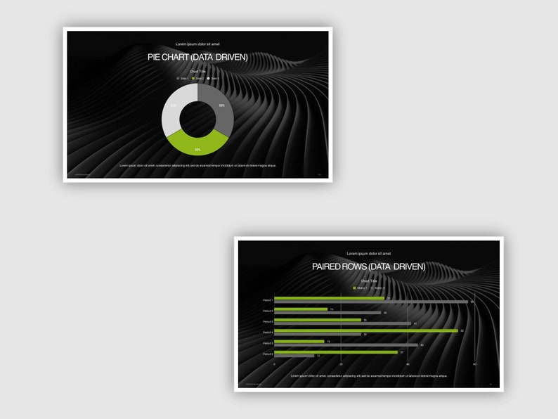 Dark Theme Google Slides Presentation Template | Professional Minimal ...