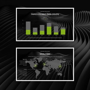 Dark Theme Google Slides Presentation Template | Professional Minimal ...