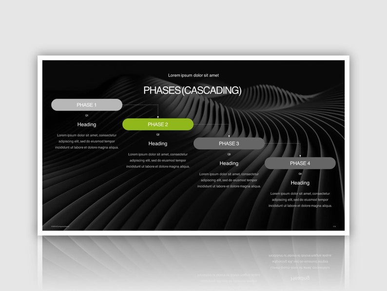 Dark Theme Google Slides Presentation Template | Professional Minimal ...