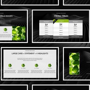 Dark Theme Google Slides Presentation Template | Professional Minimal ...