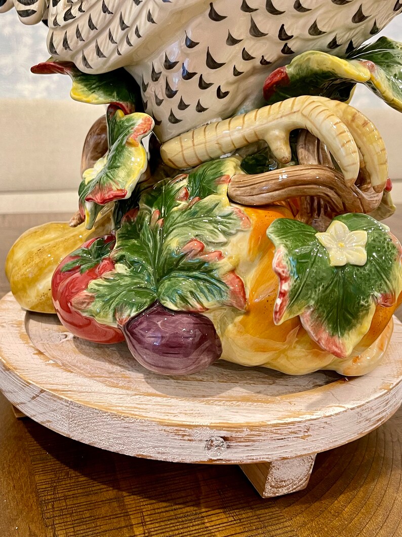 Fitz and Floyd 16 Gardening Gourmet Rooster - Etsy