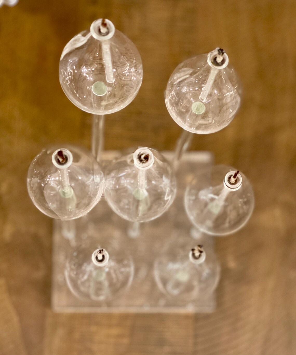 Vintage MCM Belag Hand Blown Tear Drop Glass Tier Oil Lamp - Etsy