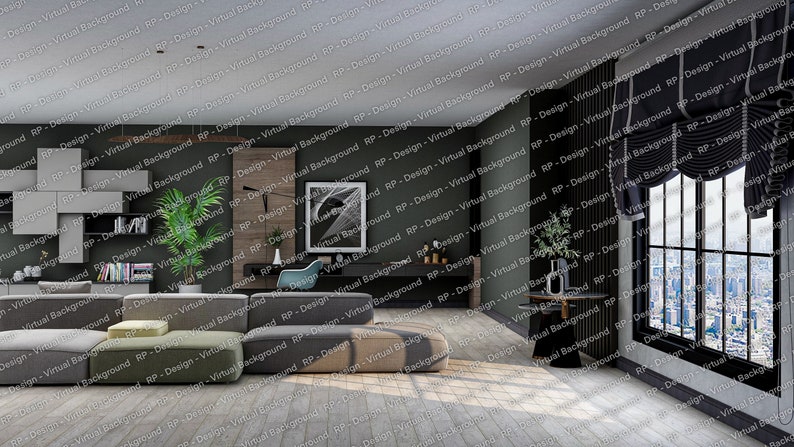 4K HQ Virtual Background for Online Video Conference zoom Meetings Etc ...