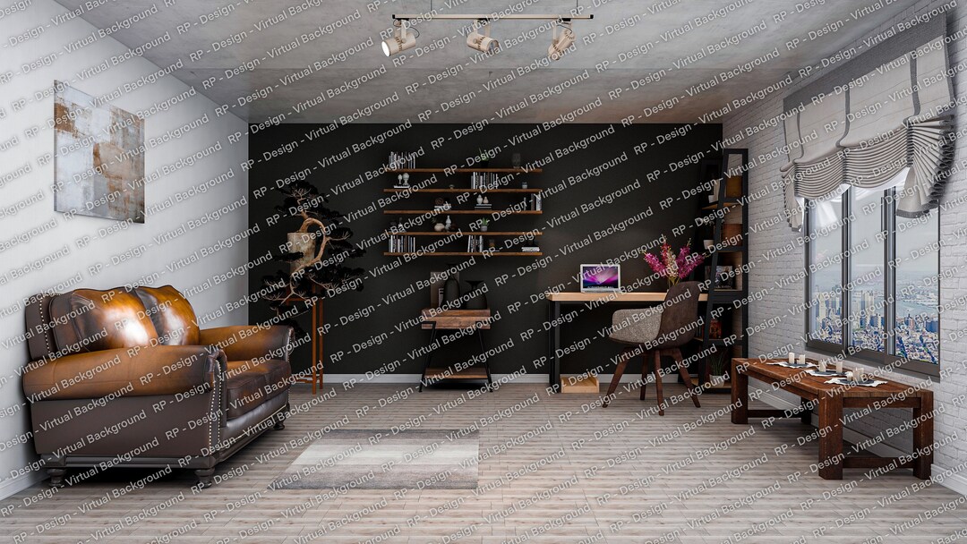 4K HQ Virtual Background for Online Video Conference zoom Meetings Etc ...