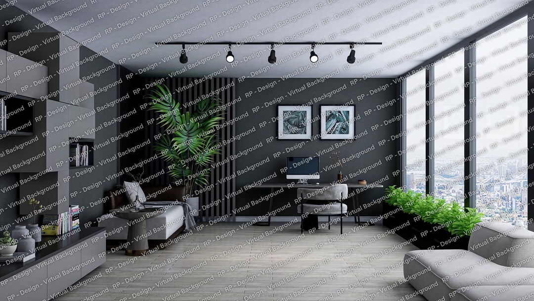 4K HQ Virtual Background for Online Video Conference zoom Meetings Etc ...