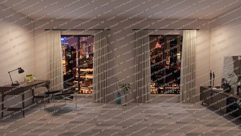 4K HQ Virtual Background for Online Video Conference zoom Meetings Etc ...