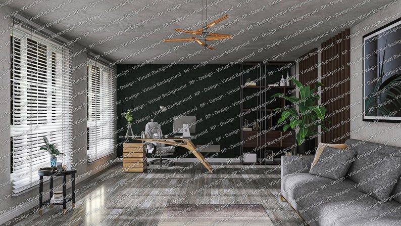 4K HQ Virtual Background for Online Video Conference zoom Meetings Etc ...