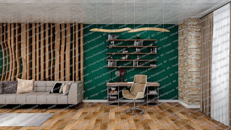 4K HQ Virtual Background for Online Video Conference zoom Meetings Etc ...