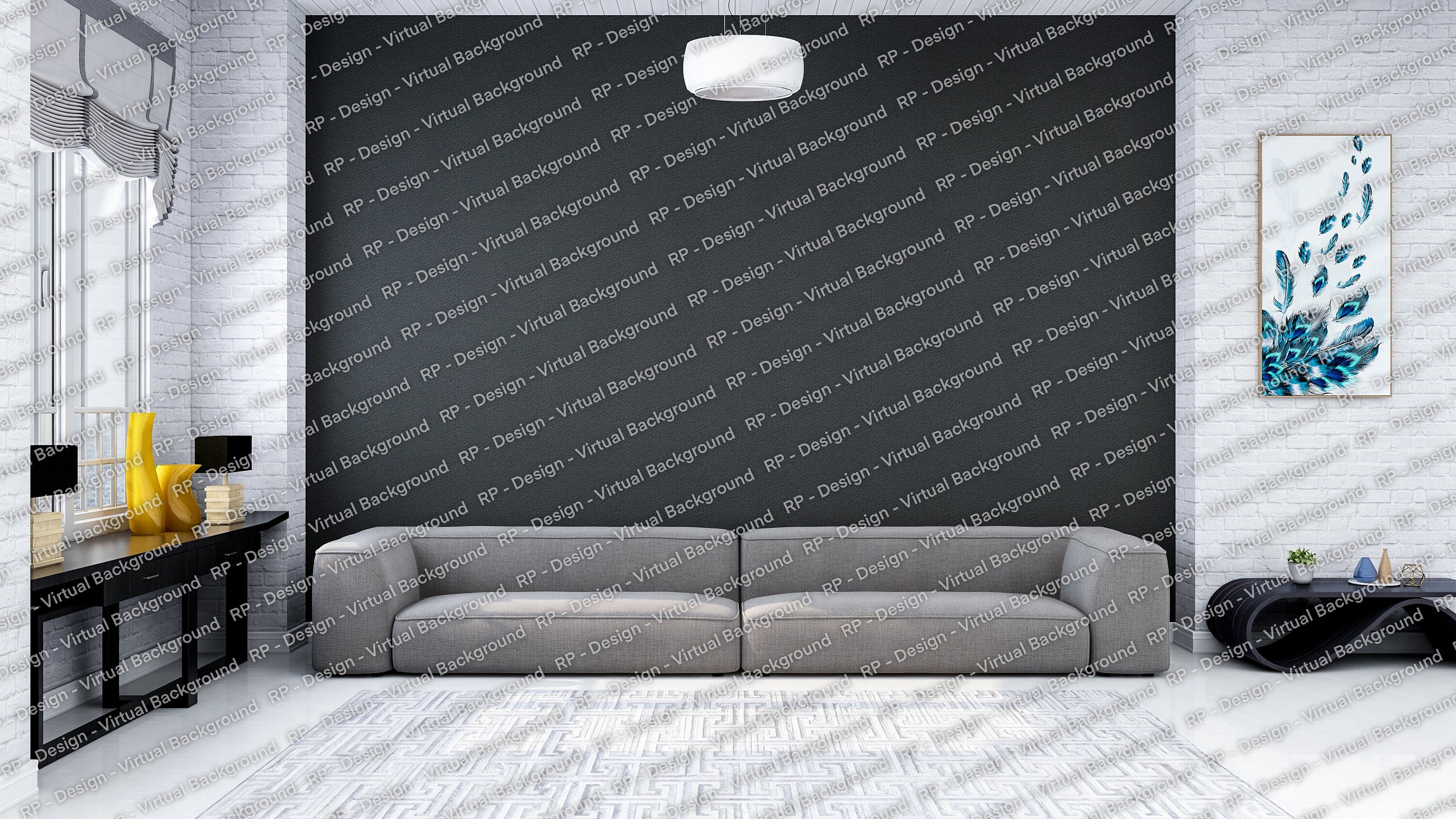 4K HQ Virtual Background for Online Video Conference zoom Meetings Etc ...