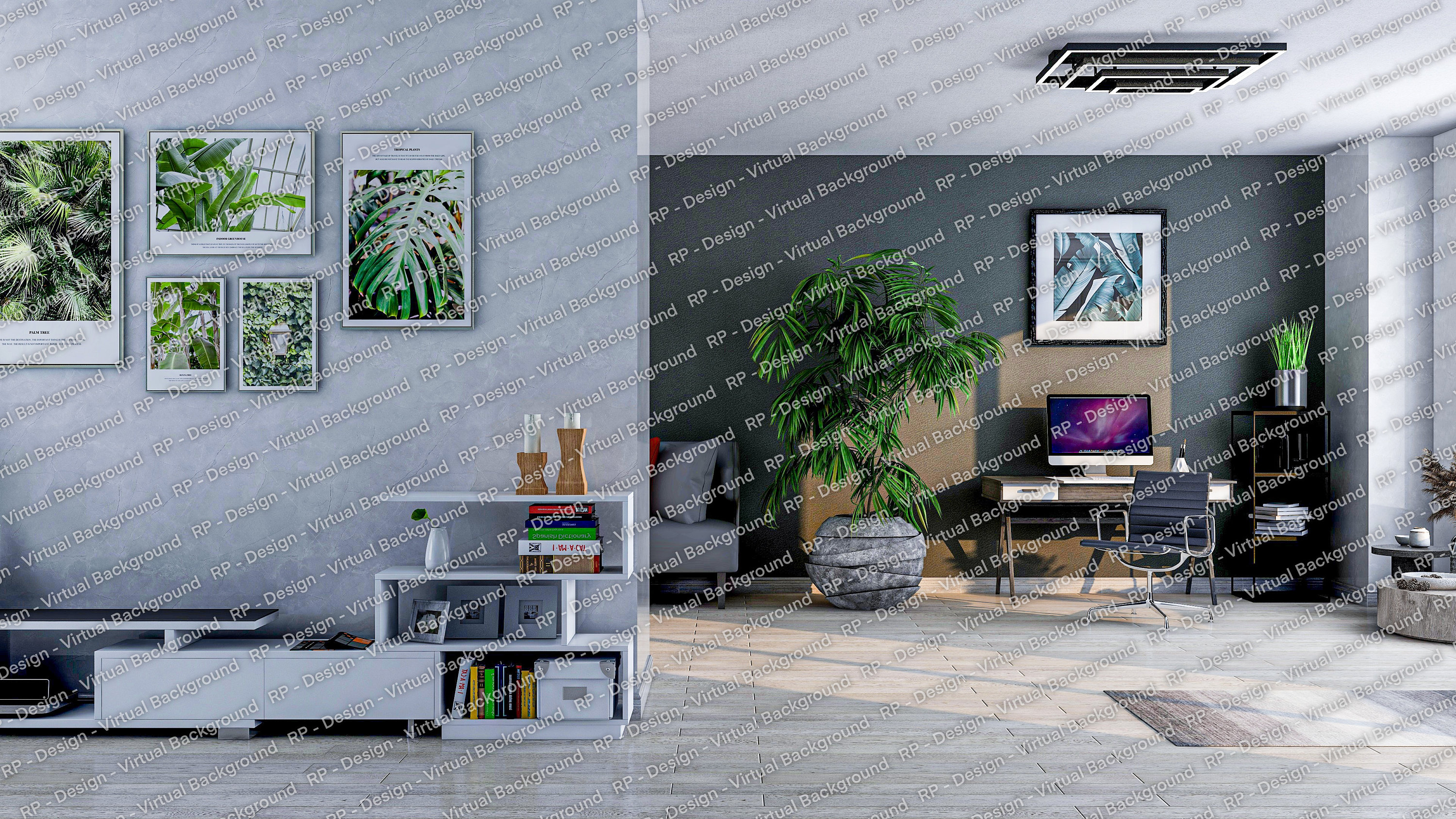 4K HQ Virtual Background for Online Video Conference zoom Meetings Etc ...