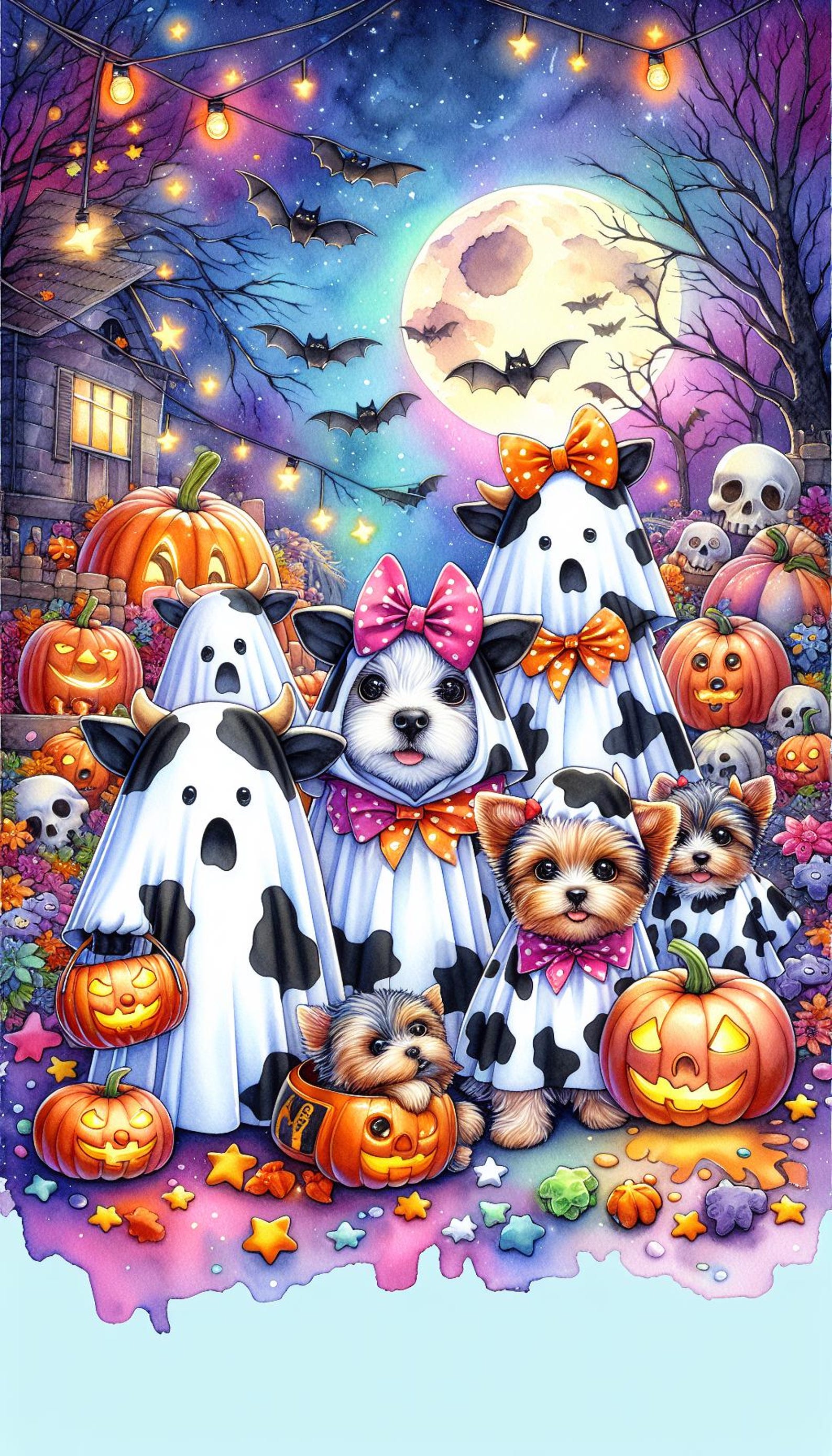 Cute Animal Ghosts - Etsy