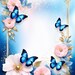 Blue Butterfly Frames - Etsy