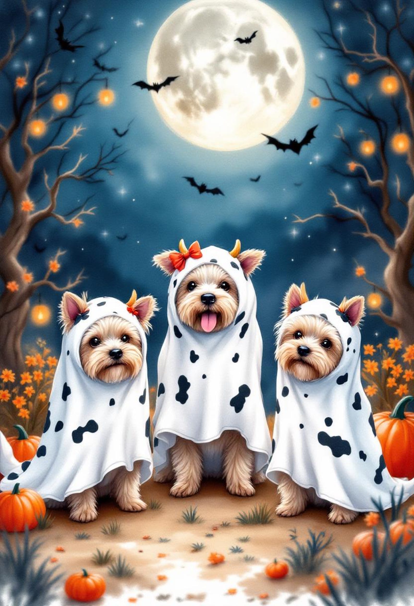 Cute Animal Ghosts - Etsy