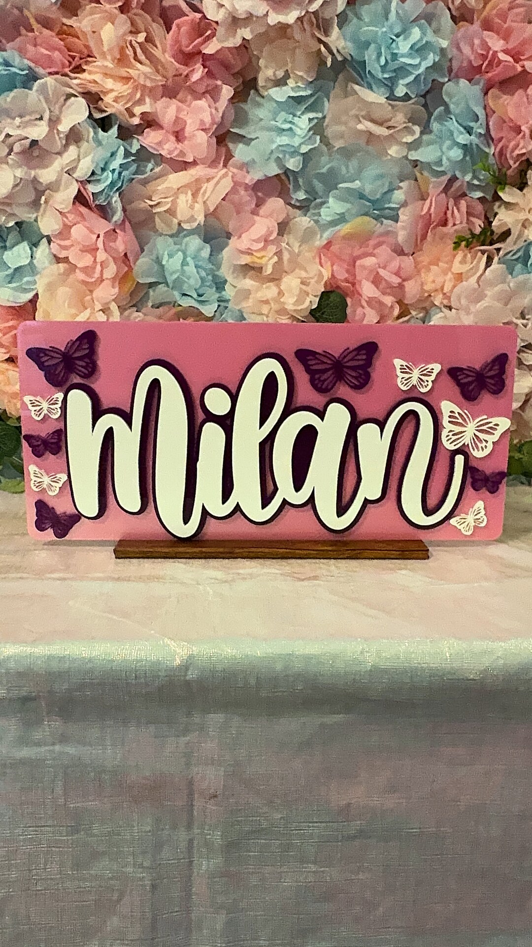 Acrylic Name Stand - Etsy