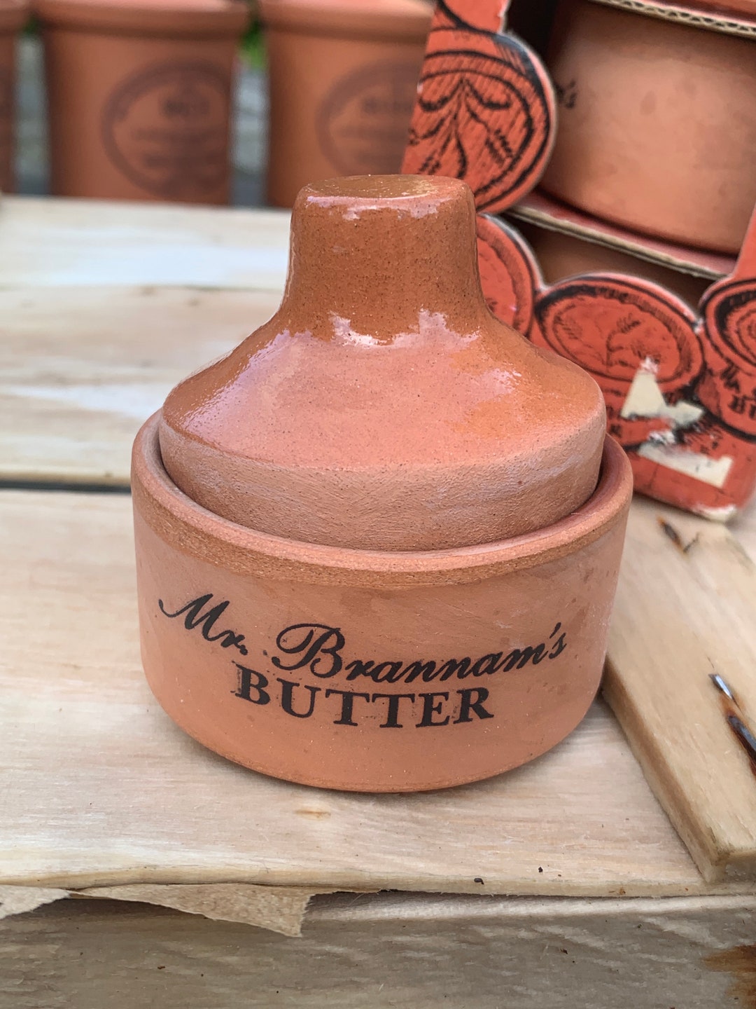 Royal Barum Ware Four Butter Pats With Stamp - Etsy