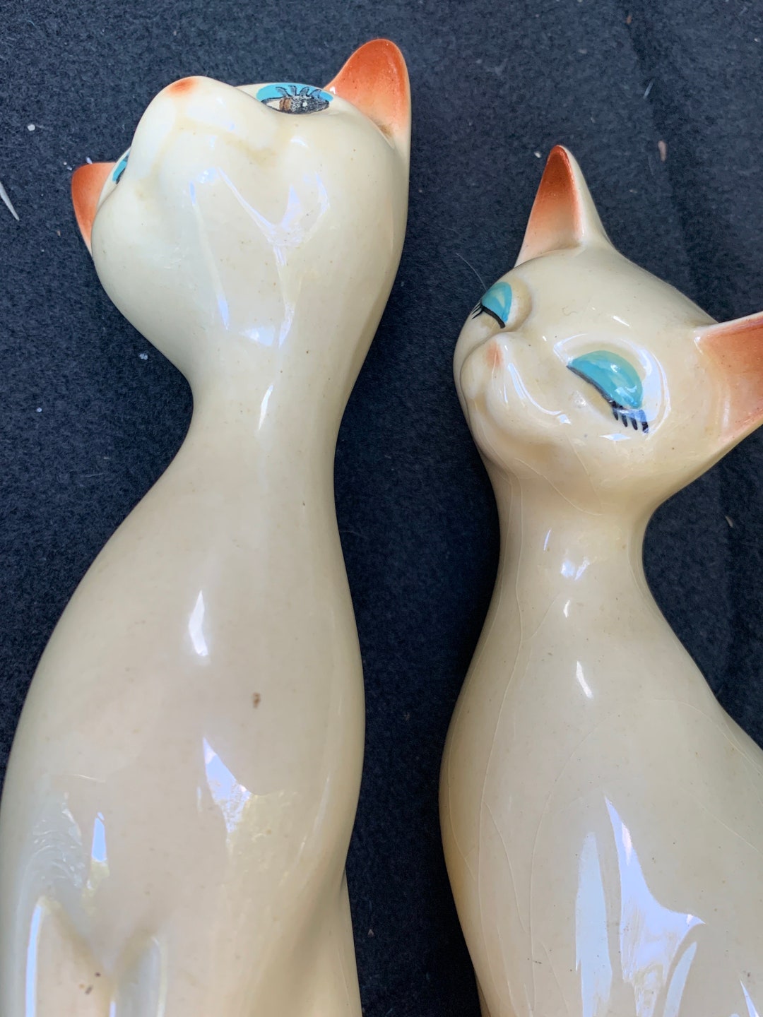 A Pair of Vintage Siamese Cats by Eastgate Pottery England MCM - Etsy