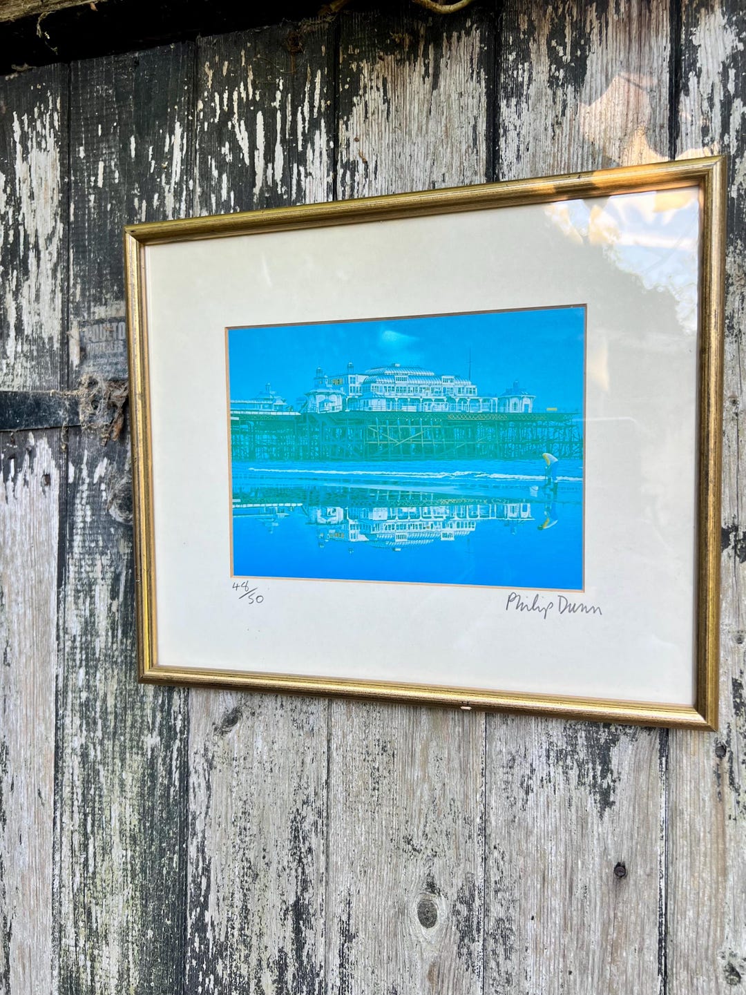 Brighton Pier Signed Giclee Print A Sad Reflection by Philip Dunn - Etsy