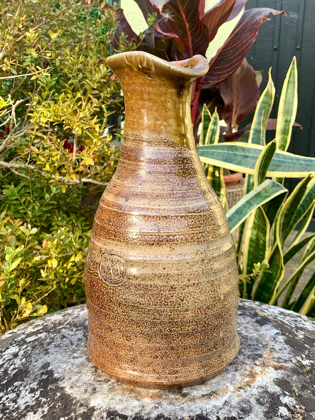 Vintage Pottery Carafe English County Pottery - Etsy