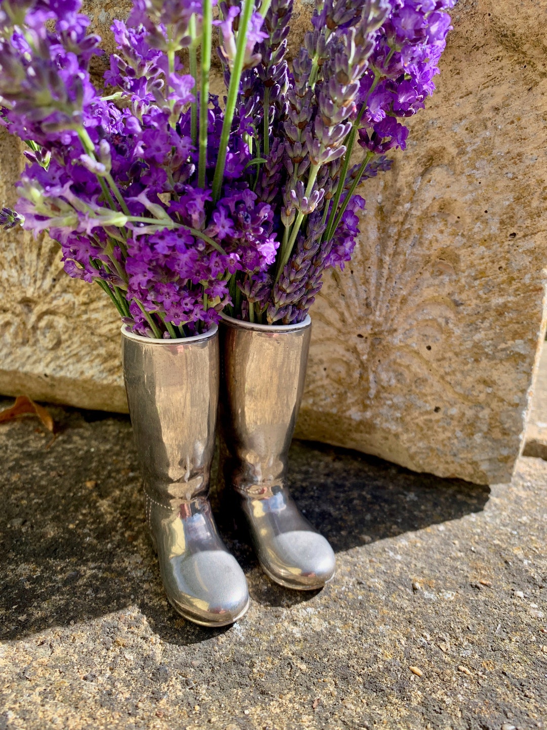 Silver Plated Ornament Grenadier’s Riding Boots Made in England - Etsy