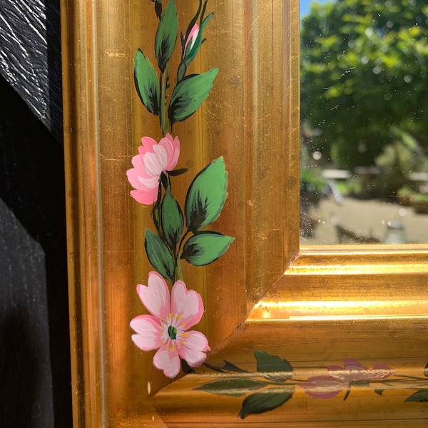 Hand Painted Mirror - Etsy