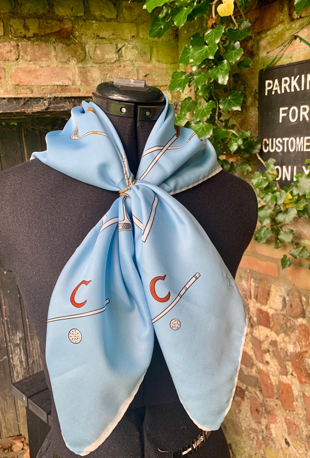 The Lady Golf Captain Vintage Thresher and Glenny Headscarf - Etsy