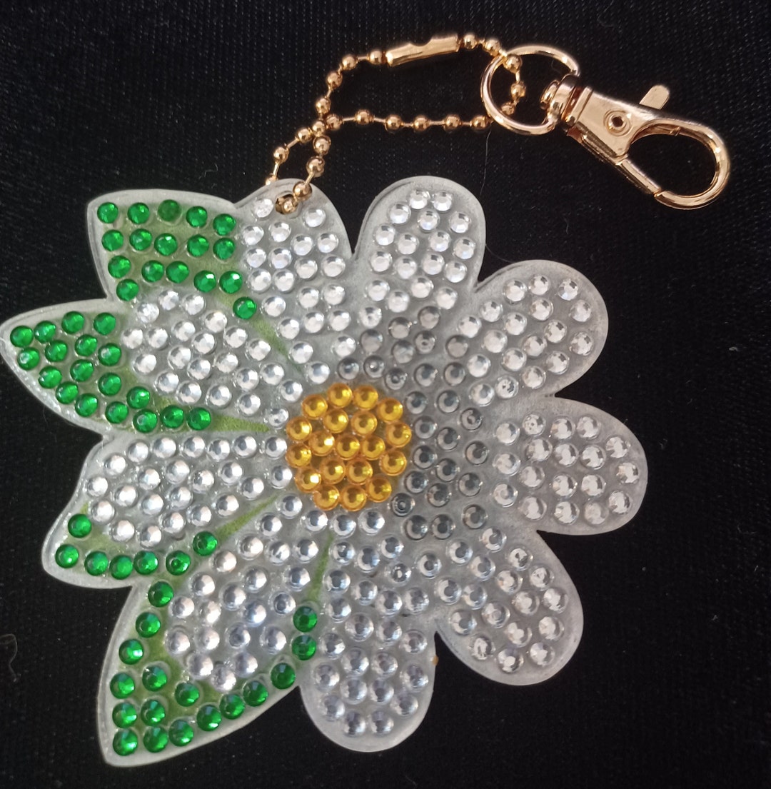 Diamond Art Double-sided Key Chains - Etsy