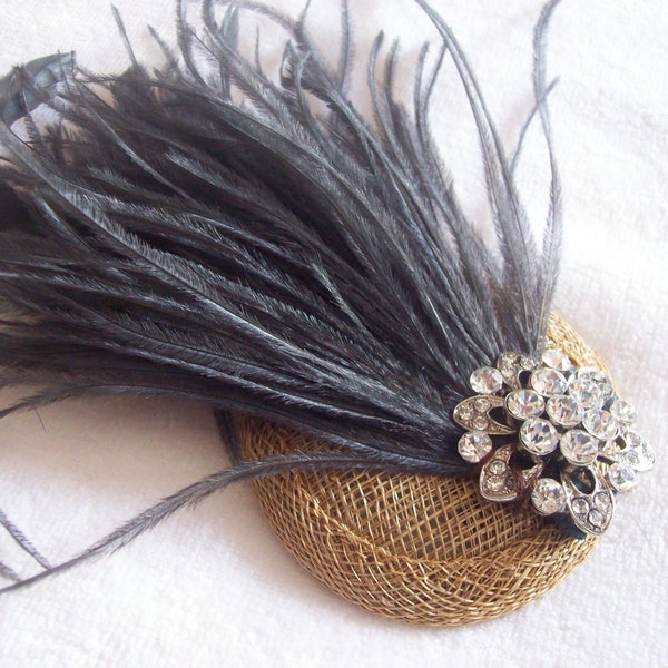 Feather Fascinator - Etsy