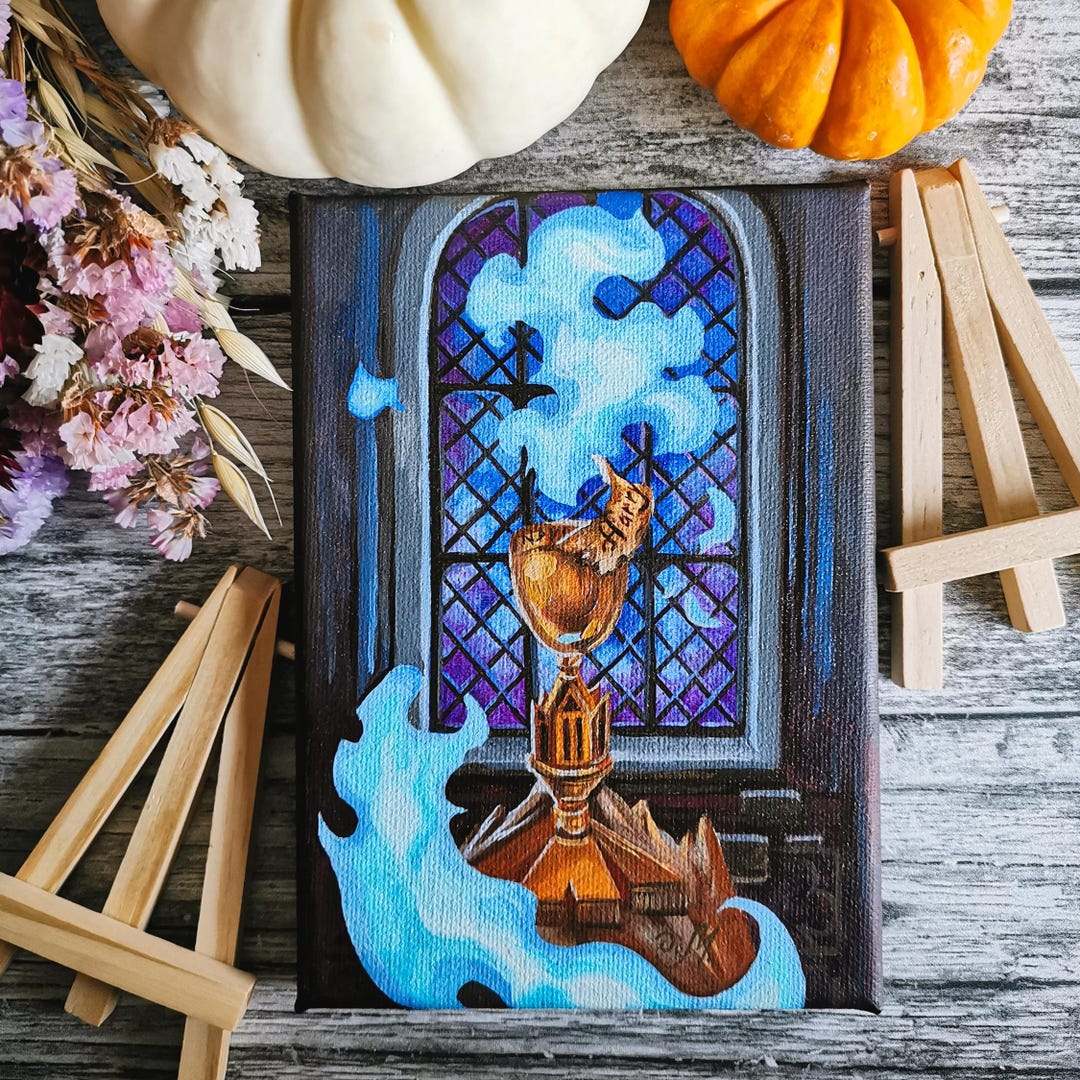 Harry Potter Themed Oil Art Original Oil Art Harry Potter and the ...
