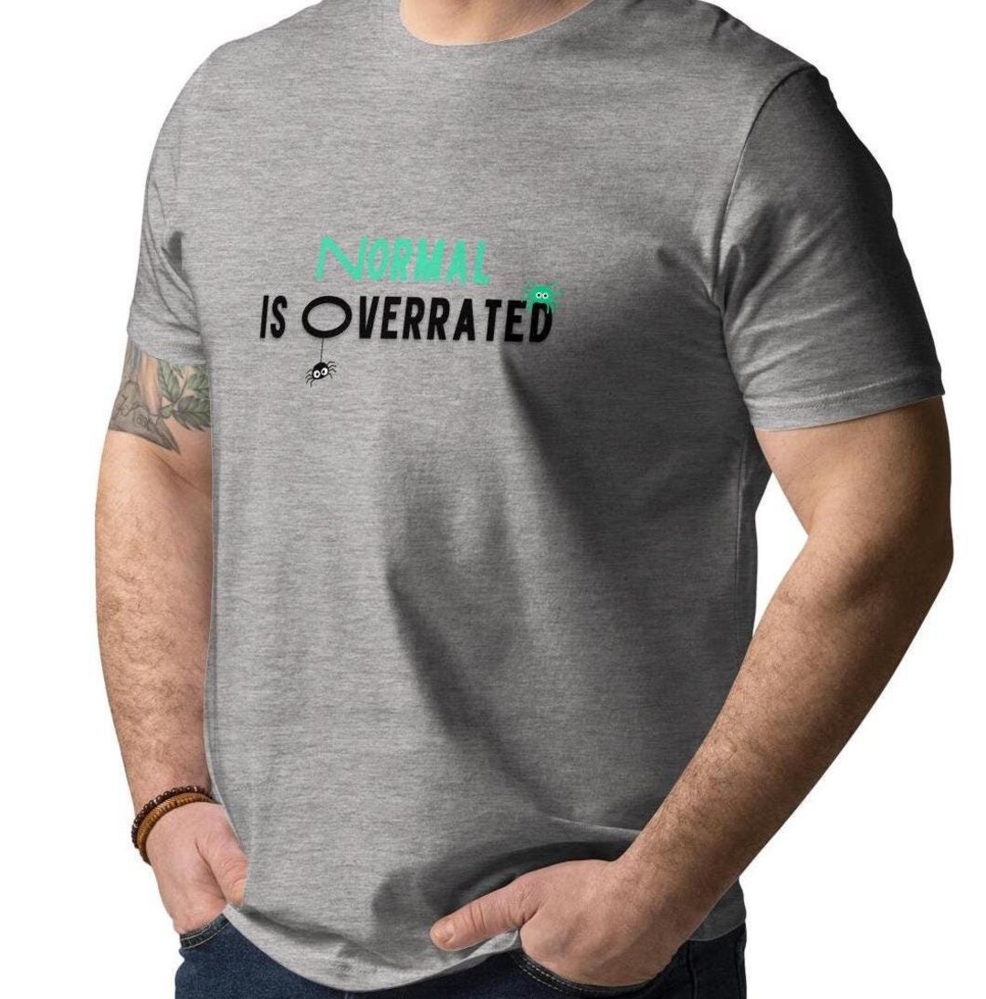 Normal is Overrated Halloween Office T-shirt Nerd Shirt Funny Computer ...