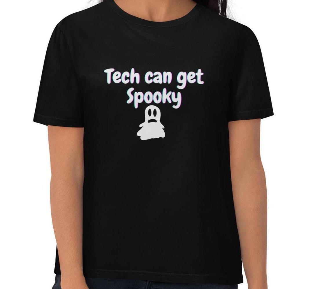 Halloween Office T-shirt, Tech Spooky Ghost Shirt - Etsy