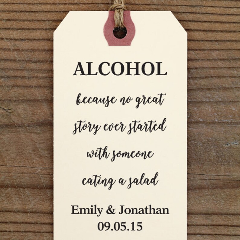 Alcohol CUSTOM STAMP With Proof From USA Eco Friendly - Etsy