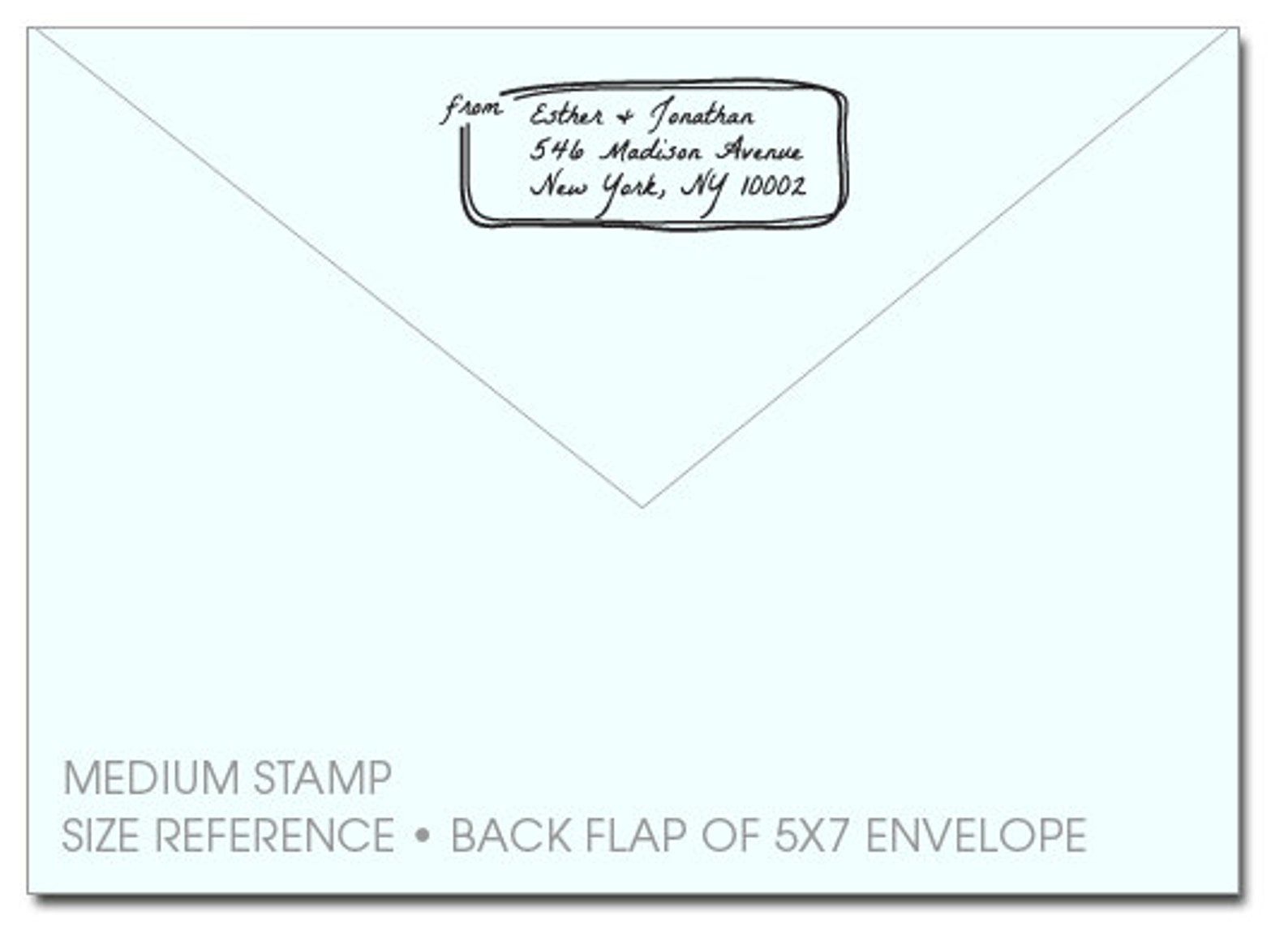 CUSTOM SELF INKING Address Stamp - Custom Address Stamp, Return Address ...