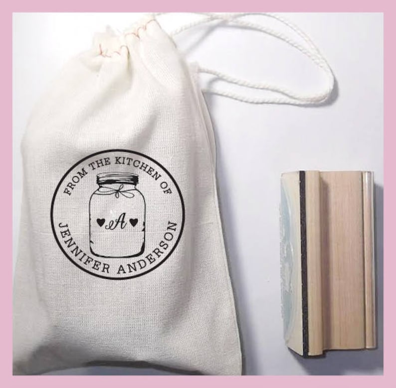 CUSTOM PRE-INKED Stamp Logo Stamp Custom Monogram Stamp - Etsy