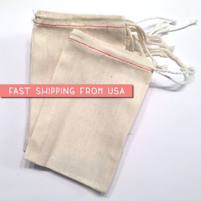 BULK 6 X 8 MUSLIN BAG 100% Natural Cotton | Etsy