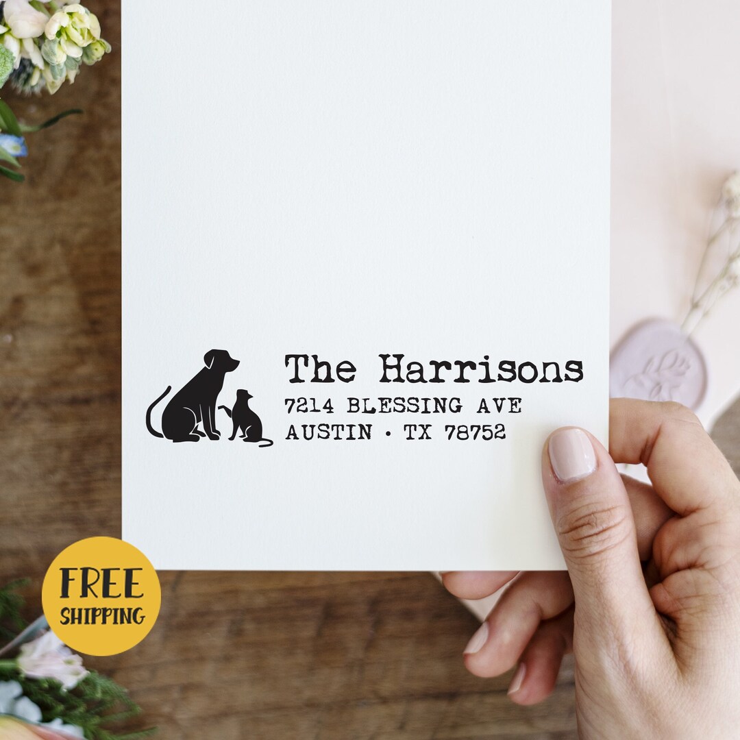 BEST REVIEWS Custom Dog STAMP / Pet Stamp / Animal Stamps / Custom Dog ...