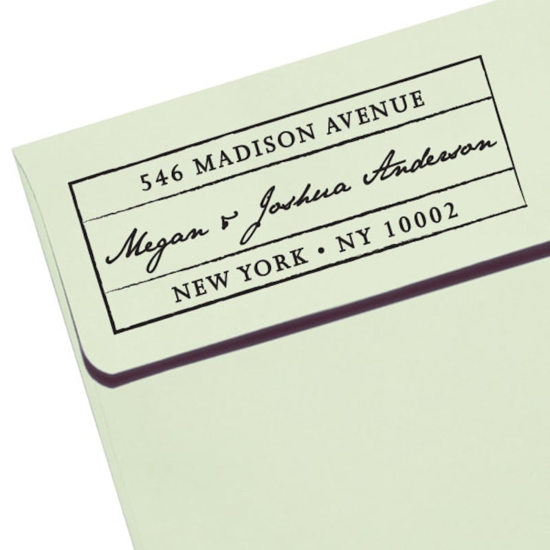 Address Stamp - Etsy